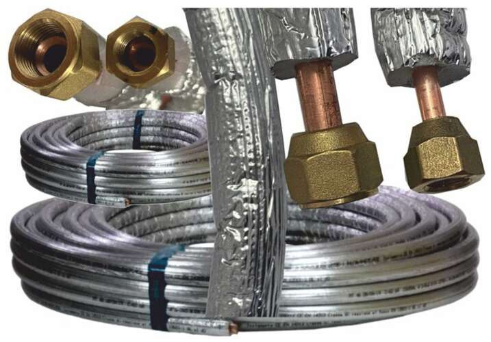 RURA MIEDZIANA OTULINA PREMIUM KIELICHOWANA EBRILLE COVERAL 1/4" 3/8 ...